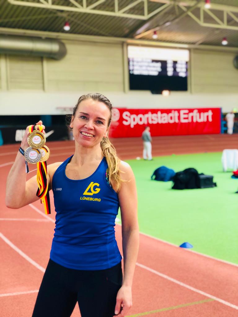 Herzlichen Glückwunsch - Ein weiterer Medaillensatz für Olga Köppen ...